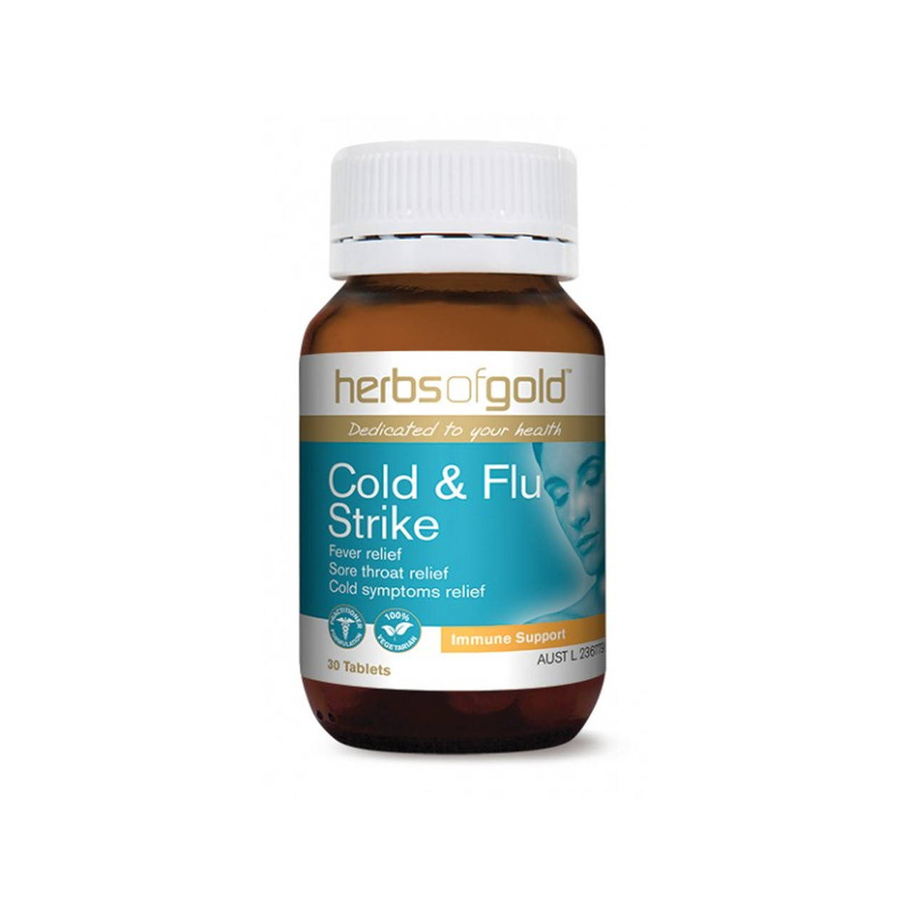 Herbs of Gold - Cold and Flu Strike - Elite Health Supplements