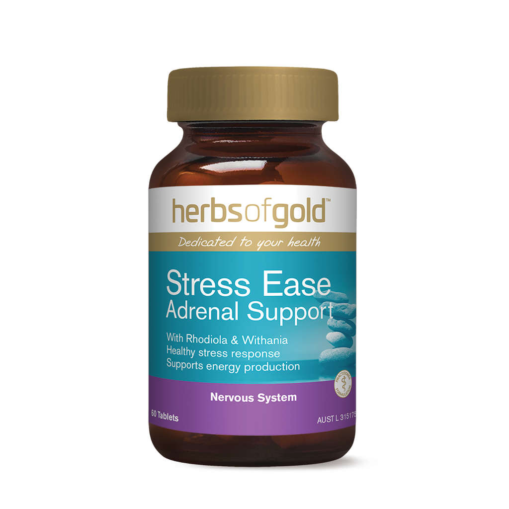 Herbs of Gold - Stress Ease - Adrenal Support - Elite Health Supplements