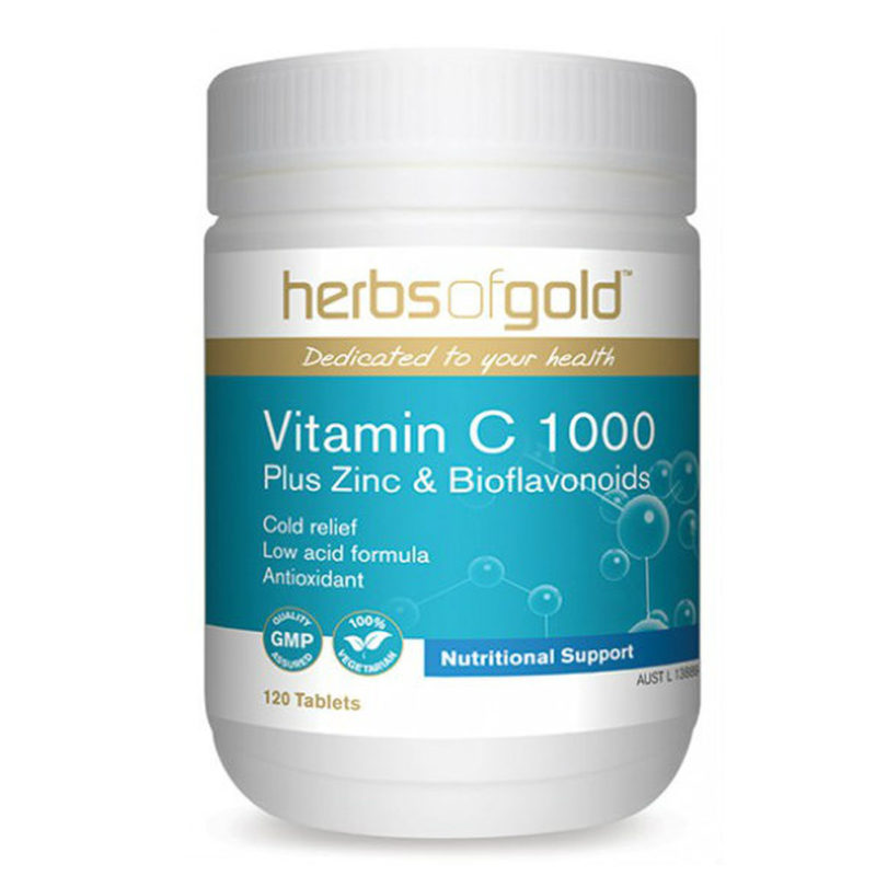 Herbs of Gold - Vitamin C 1000 Plus - Elite Health Supplements
