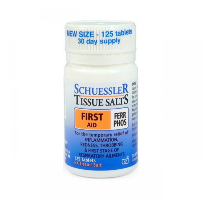 Schuessler Tissue Salts - First Aid - Ferr Phos - Elite Health Supplements