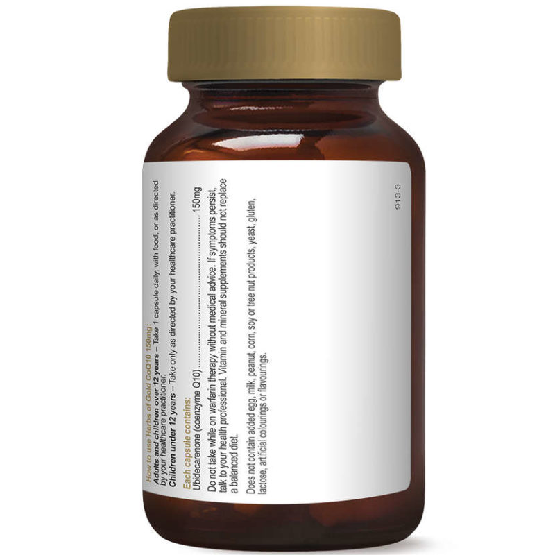 Herbs of Gold - CoQ10 150mg - Elite Health Supplements