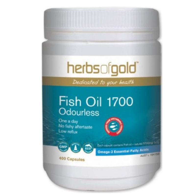 Herbs of Gold - Fish Oil 1700 - Elite Health Supplements