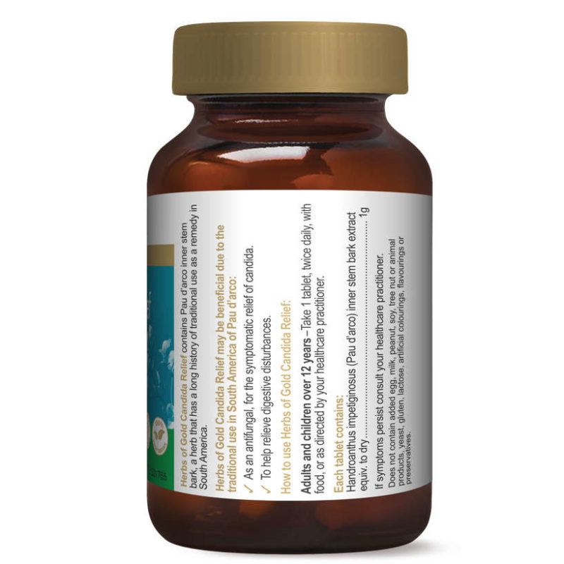 Herbs Of Gold - Candida Relief - Elite Health Supplements