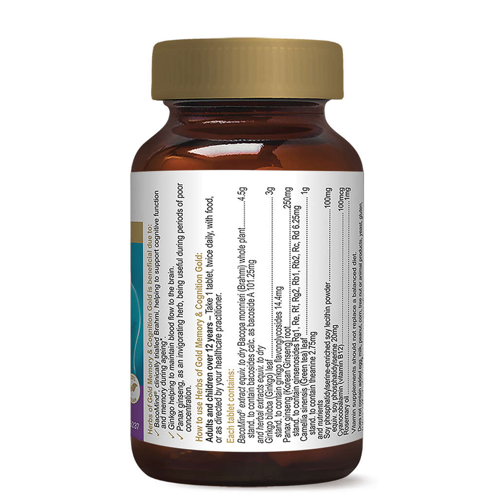 Herbs Of Gold - Memory & Cognition Gold - Elite Health Supplements