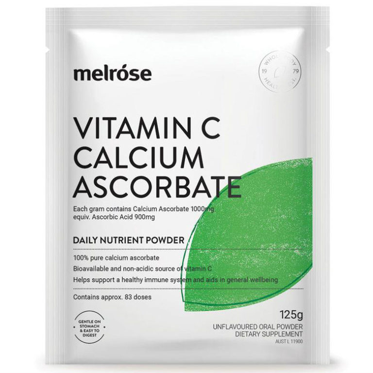 Melrose - Vitamin C - Calcium Ascorbate - Elite Health Supplements